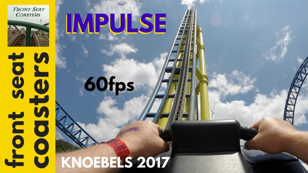 Impulse POV HD Knoebels 2017 Front Seat On-Ride Roller Coaster Steel ...