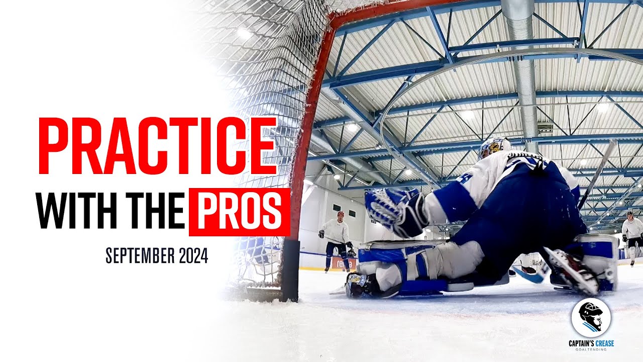 PRACTICE WITH THE PROS | GOALIE HIGHLIGHTS @ Captain's Crease ...