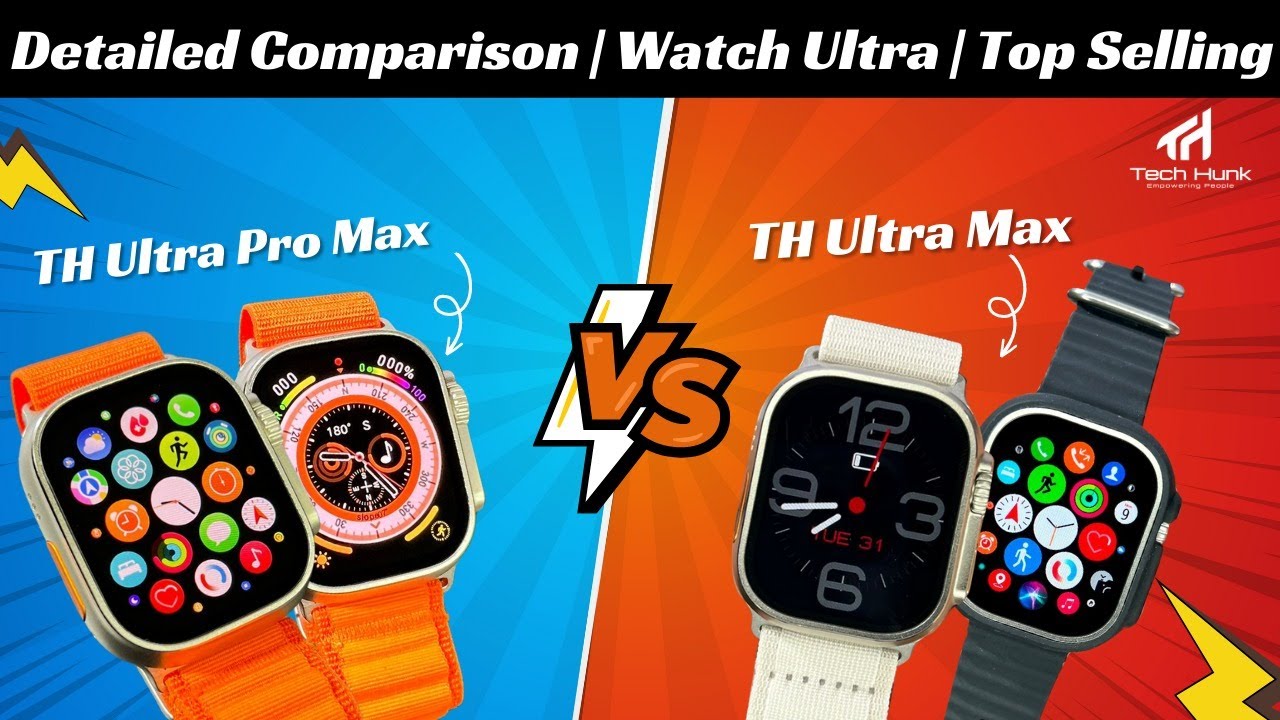 TH Ultra Pro Max Vs TH Ultra Max | Detailed Comparison | Watch Ultra ...
