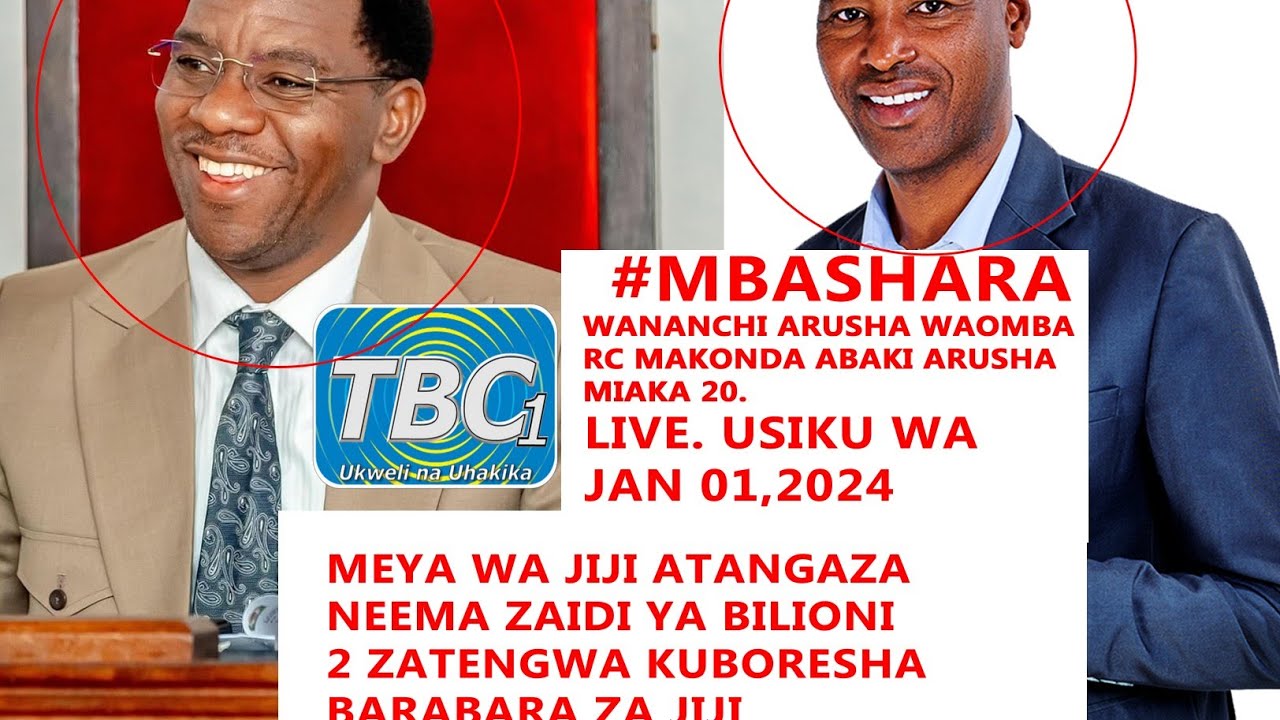 LIVE: TBC1 USIKU WA JAN MOSI 2025 WANANCHI WAMUOMBA RAIS SAMIA AMWONGEZEE MIAKA 20 RC MAKONDA ...