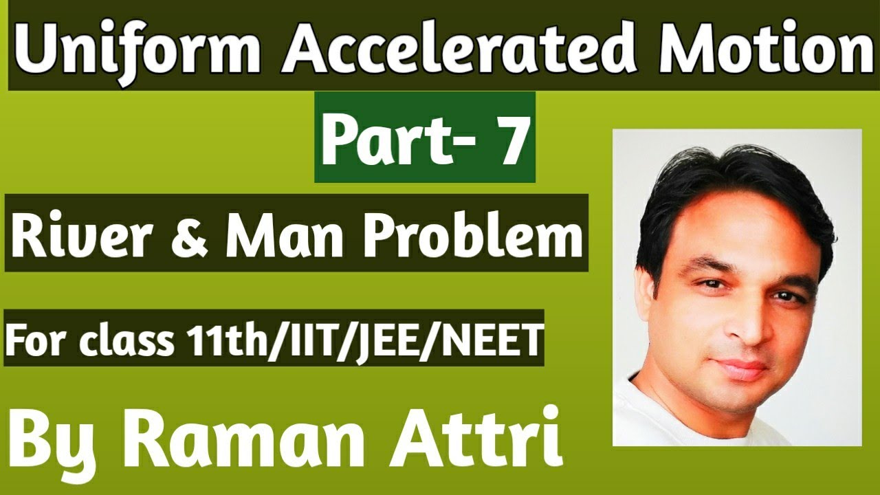 River & Man Problem for class 11th physics - YouTube