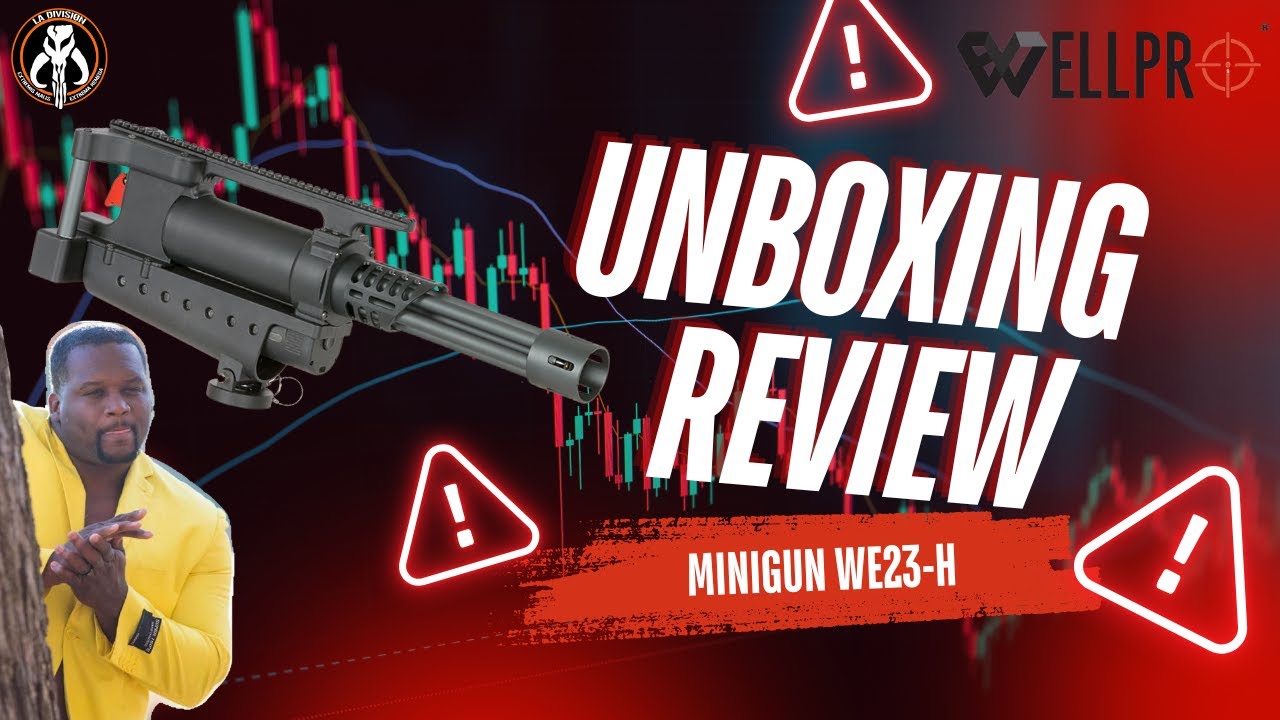 Airsoft - WELLPRO - Minigun WE23-H Tourelle unboxing/review - YouTube