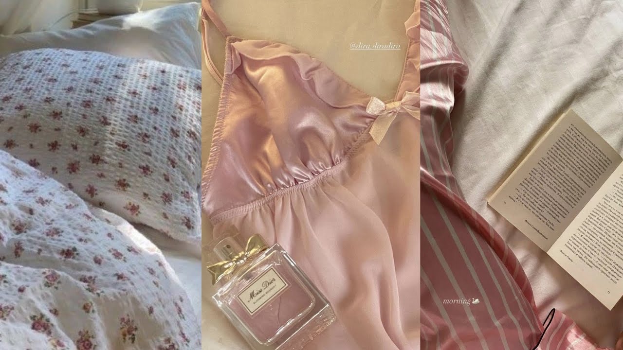 coquette night routine ☁️ - YouTube