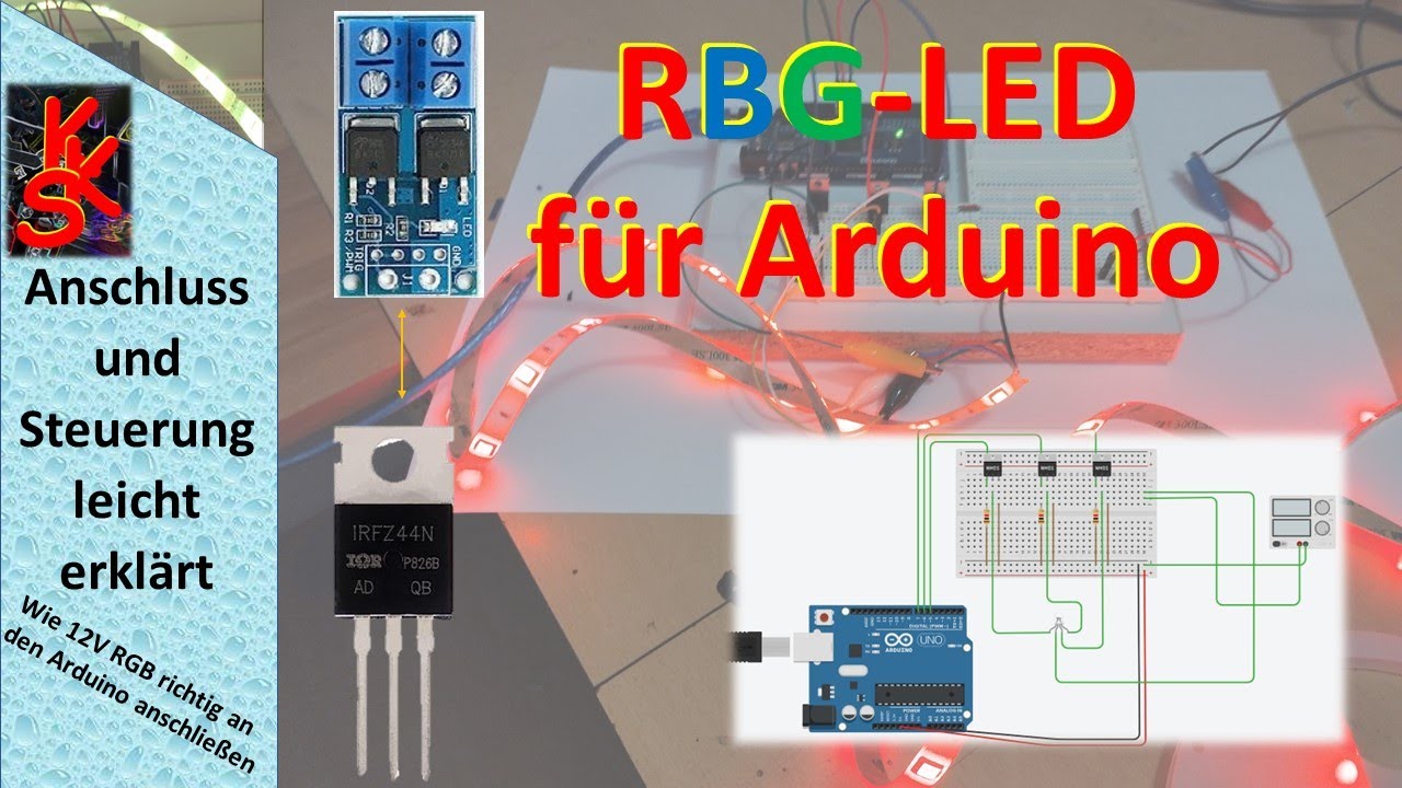 RBG-LED an einem Arduino anschließen und ansteuern leicht gemacht ...