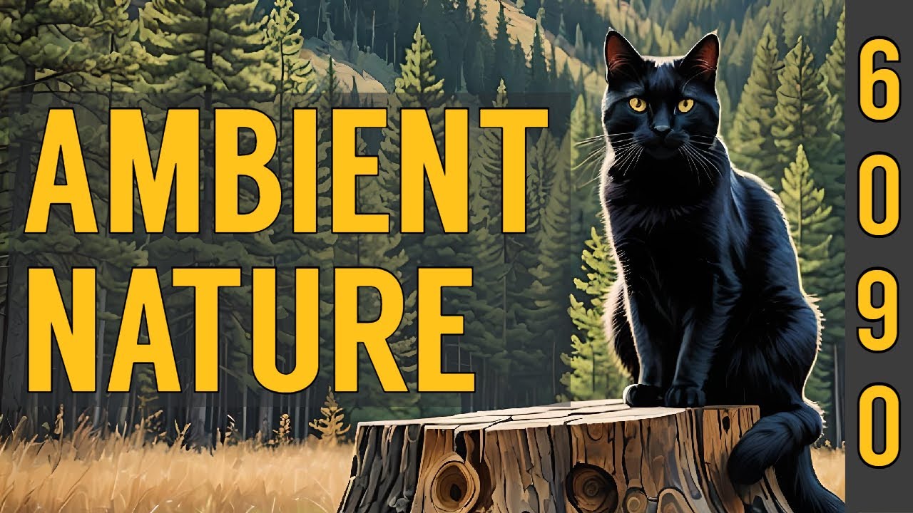 AMBIENT W/ NATURE SOUNDS 🎧6090🎧️️️️️ Relaxing, natural, soothing ...