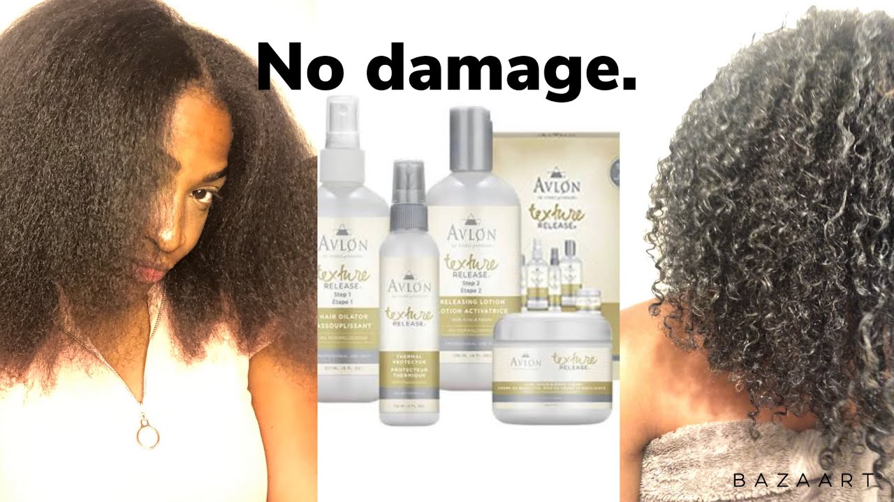 I TEXTURE RELEASED MY TYPE 4 HAIR | Avlon Texture Release | No Damage ...