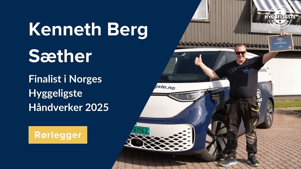 Kenneth Berg Sæther : Finalist i Norges Hyggeligste Håndverker 2025 ...