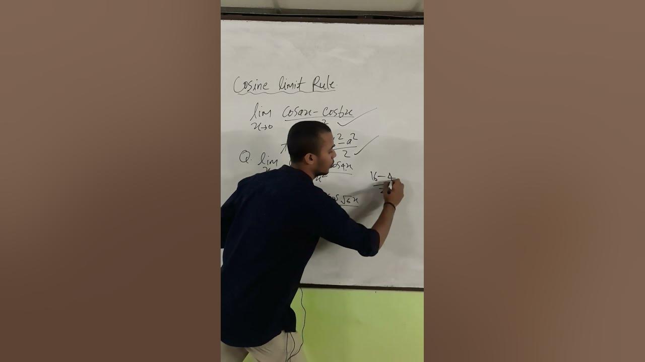 cosine-limit-rule-in-one-shot-youtube