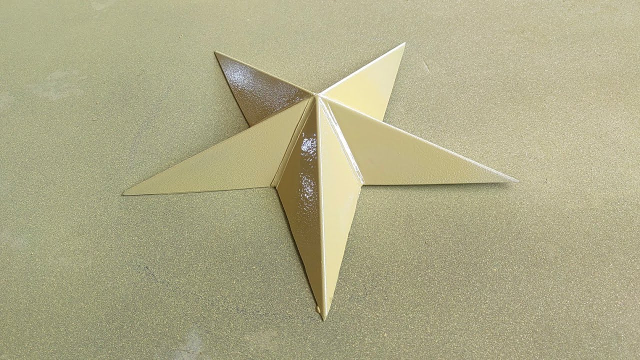 Como Realizar una figura de Estrella usando un tubo cuadrado de 2"x2 ...