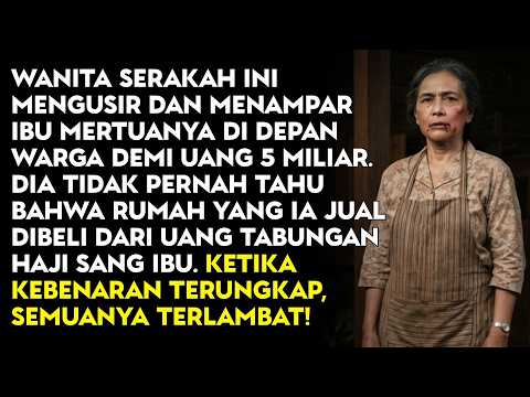 Menantu tampar ibu mertua demi harta, dia tak tahu asal usul uang itu...