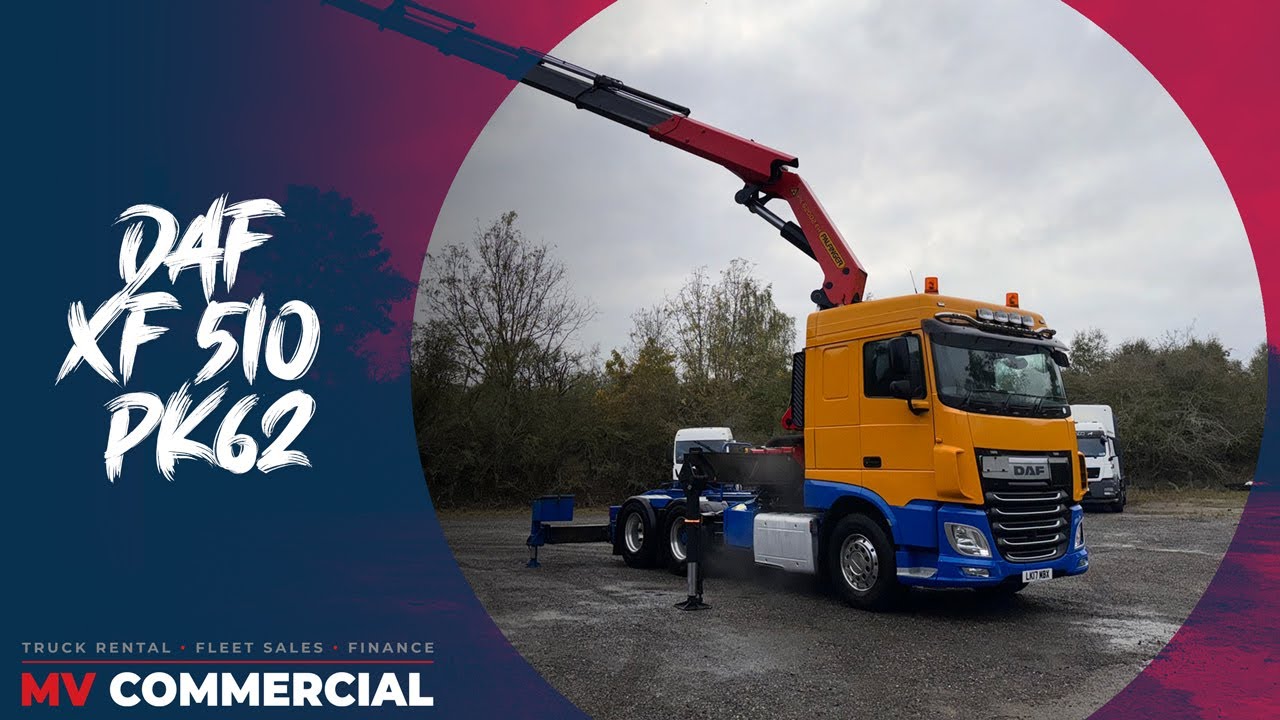 DAF XF 510 80t Crane Tractor Palfinger EH E For Sale & Hire ...