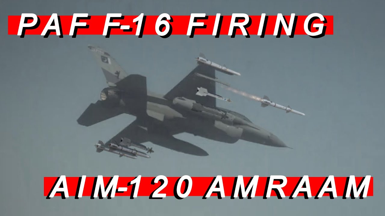 PAF F16 Firing AIM-120 AMRAAM Missile | Pakistan Air Force - YouTube