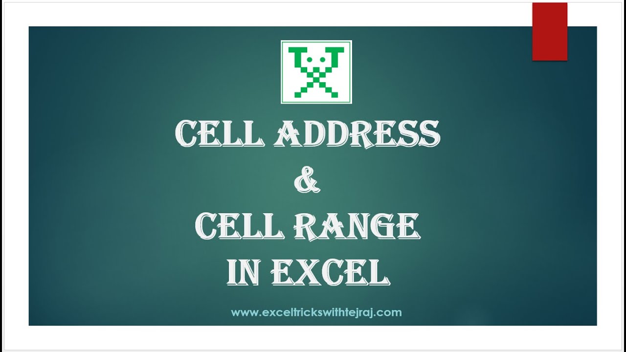 Cell Address Cell Range In Excel YouTube cell-address-cell-range-in-excel-youtube