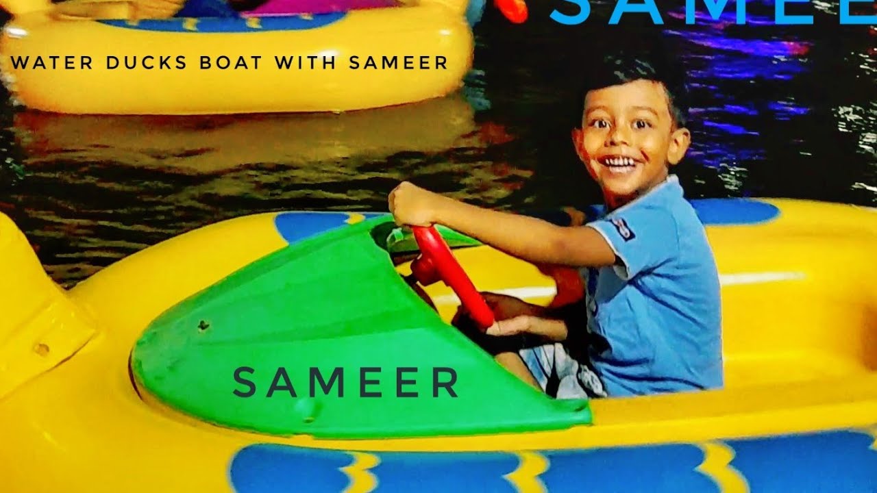 #SAMEER WITH DUCKS BOAT - YouTube