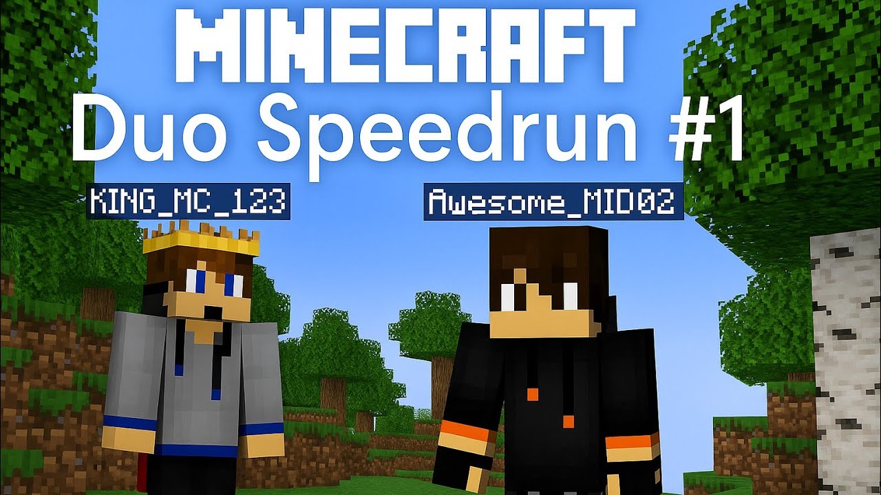 Minecraft Duo Speedrun #1 - YouTube