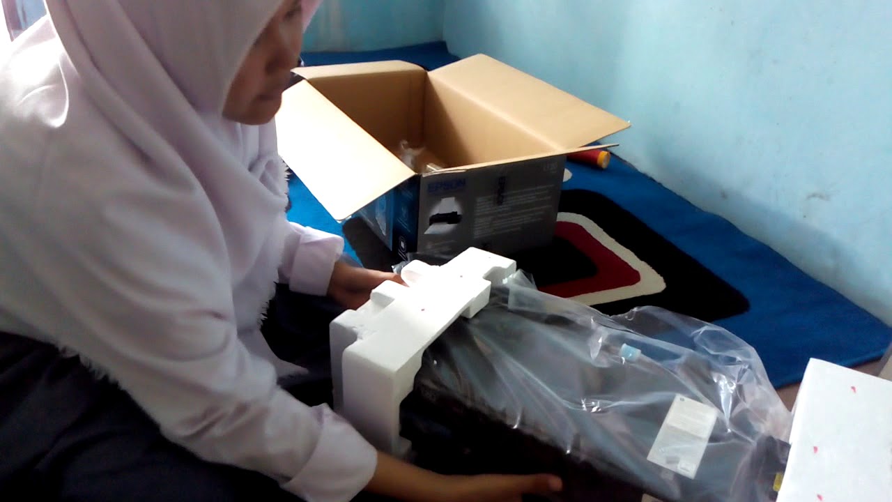 Unboxing Printer Epson L120 - YouTube