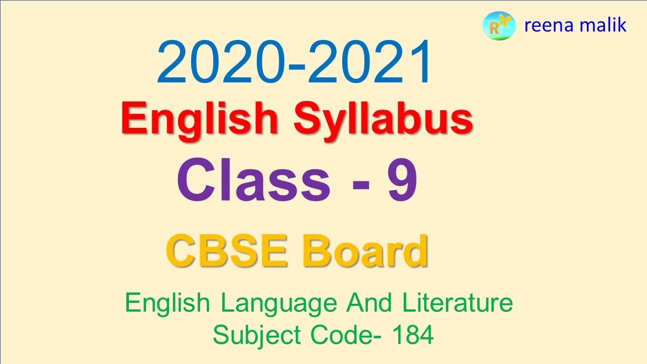 English Syllabus Of Class 9 class 9 English Syllabus CBSE Revised english-syllabus-of-class-9-class-9-english-syllabus-cbse-revised