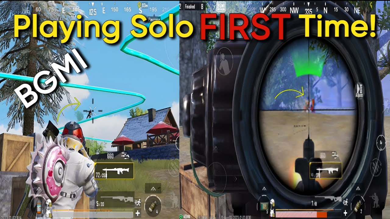 Playing Solo For The FIRST Time! || BGMI || BGMI Gameplay - YouTube