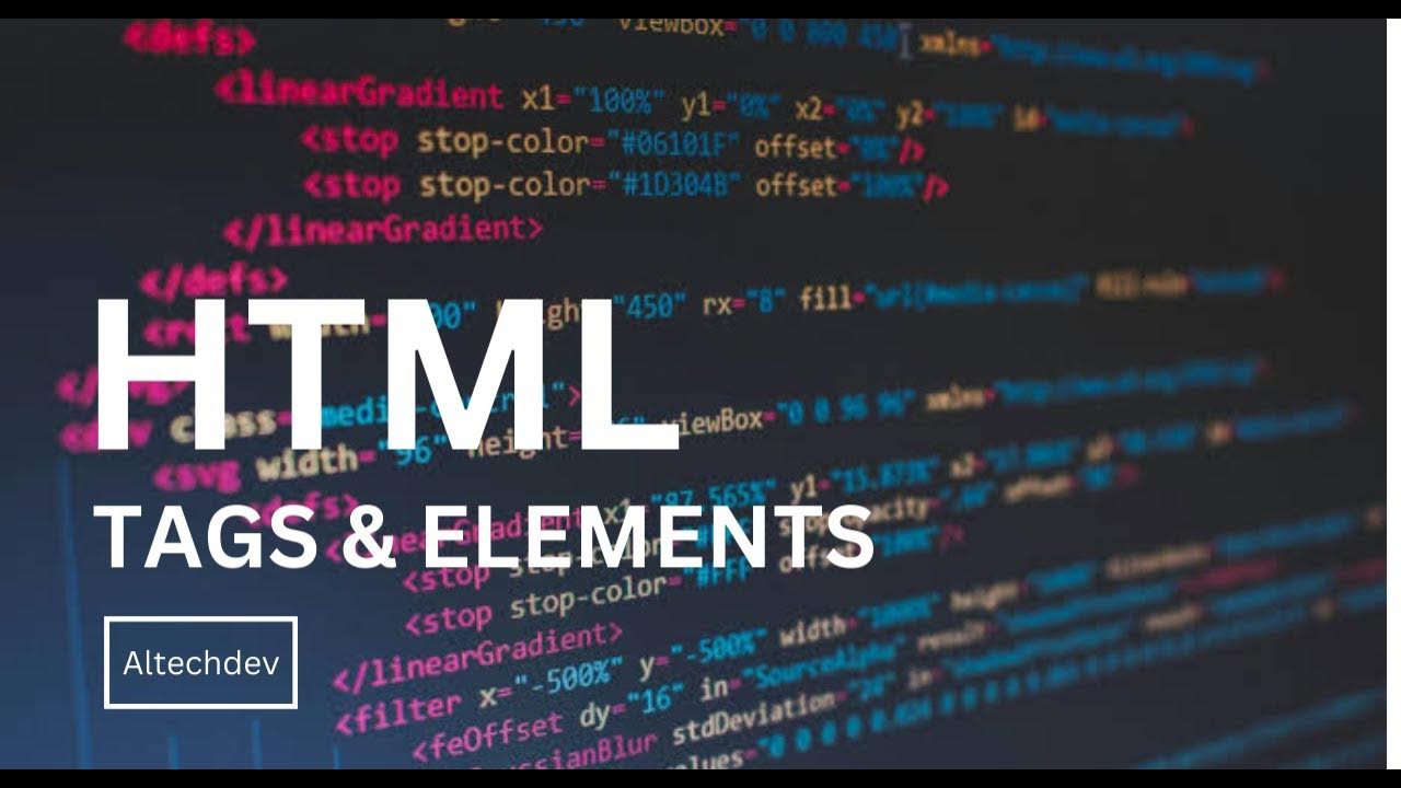 HTML Tags & Elements Explained: Headings, Paragraphs, Links & Images - YouTube