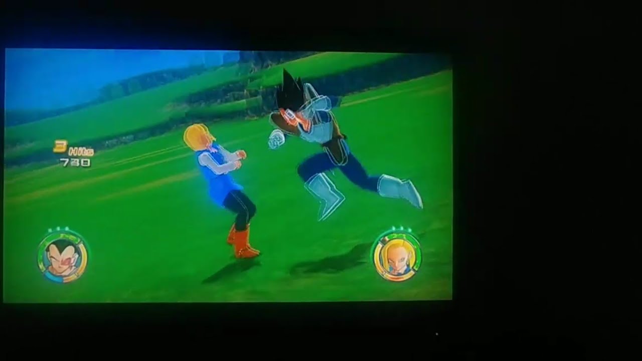 Dragonball Raging Blast 2 Vegeta Scouter Throw on Android 18 Ryona ...