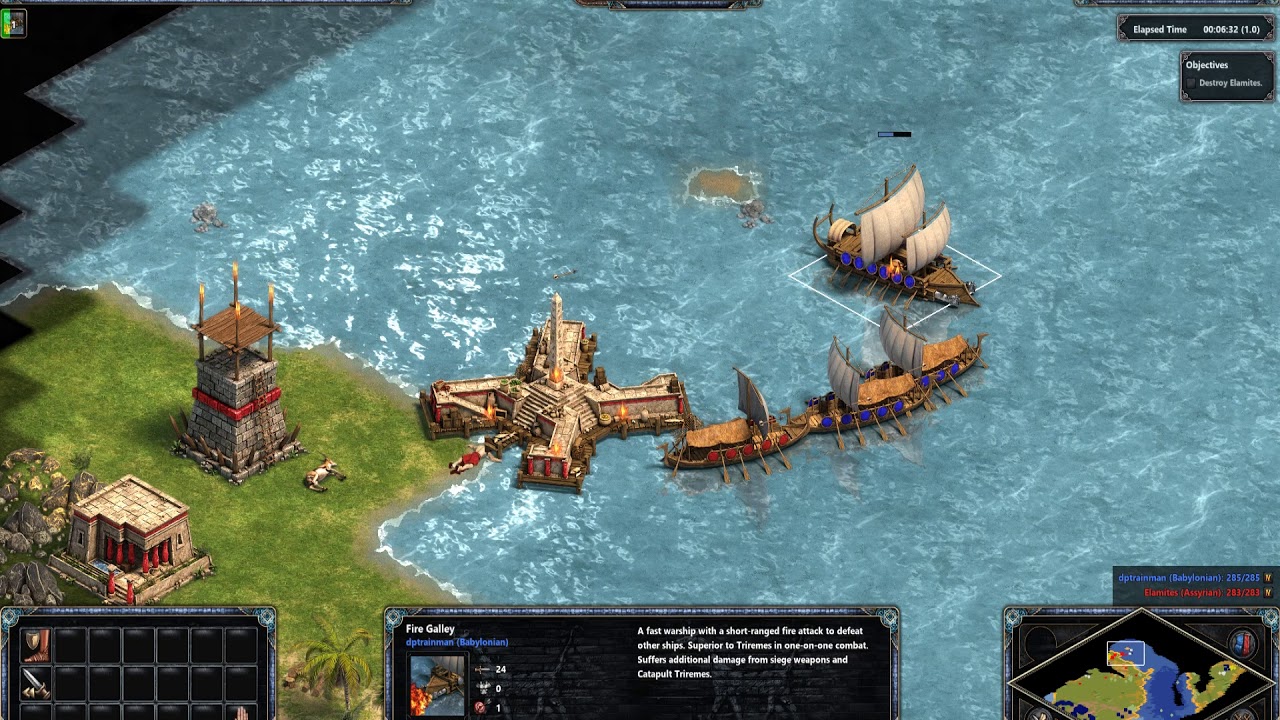 AGE OF EMPIRES Babylon Part 4 I Shall Return No Commentary - YouTube