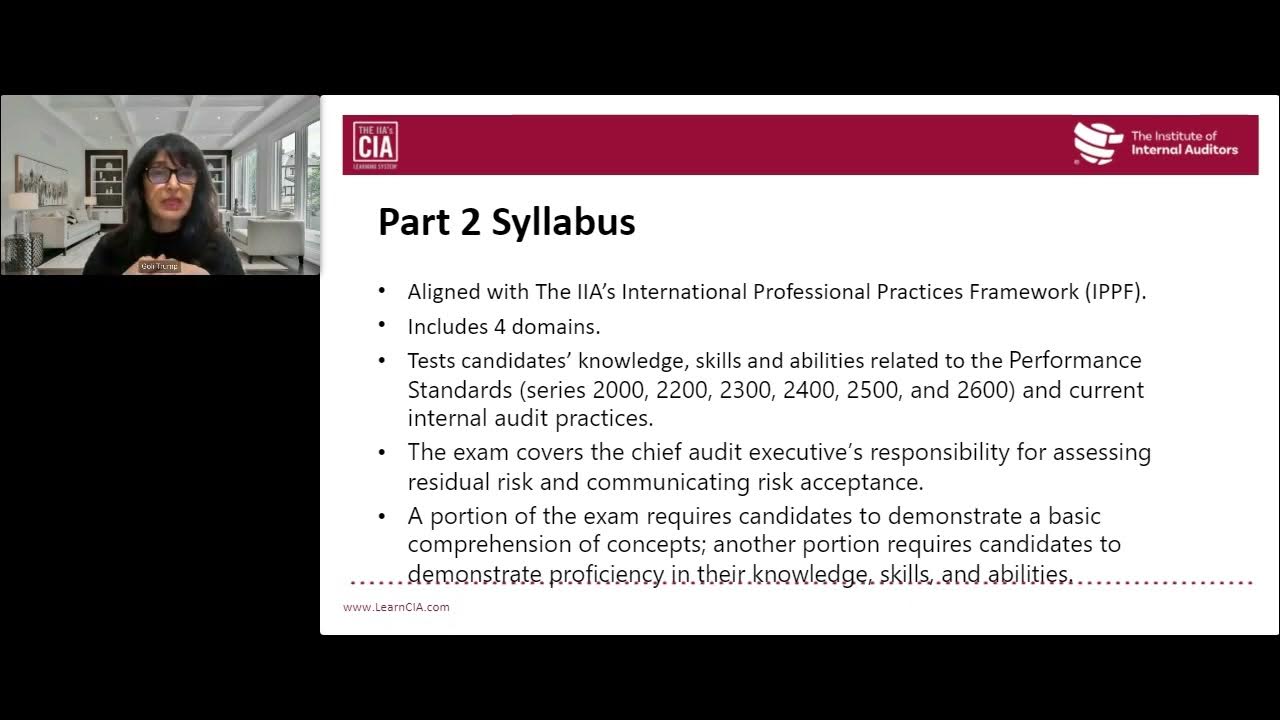 CIA Part 2 - Q&A, Tips & Practice Questions - YouTube