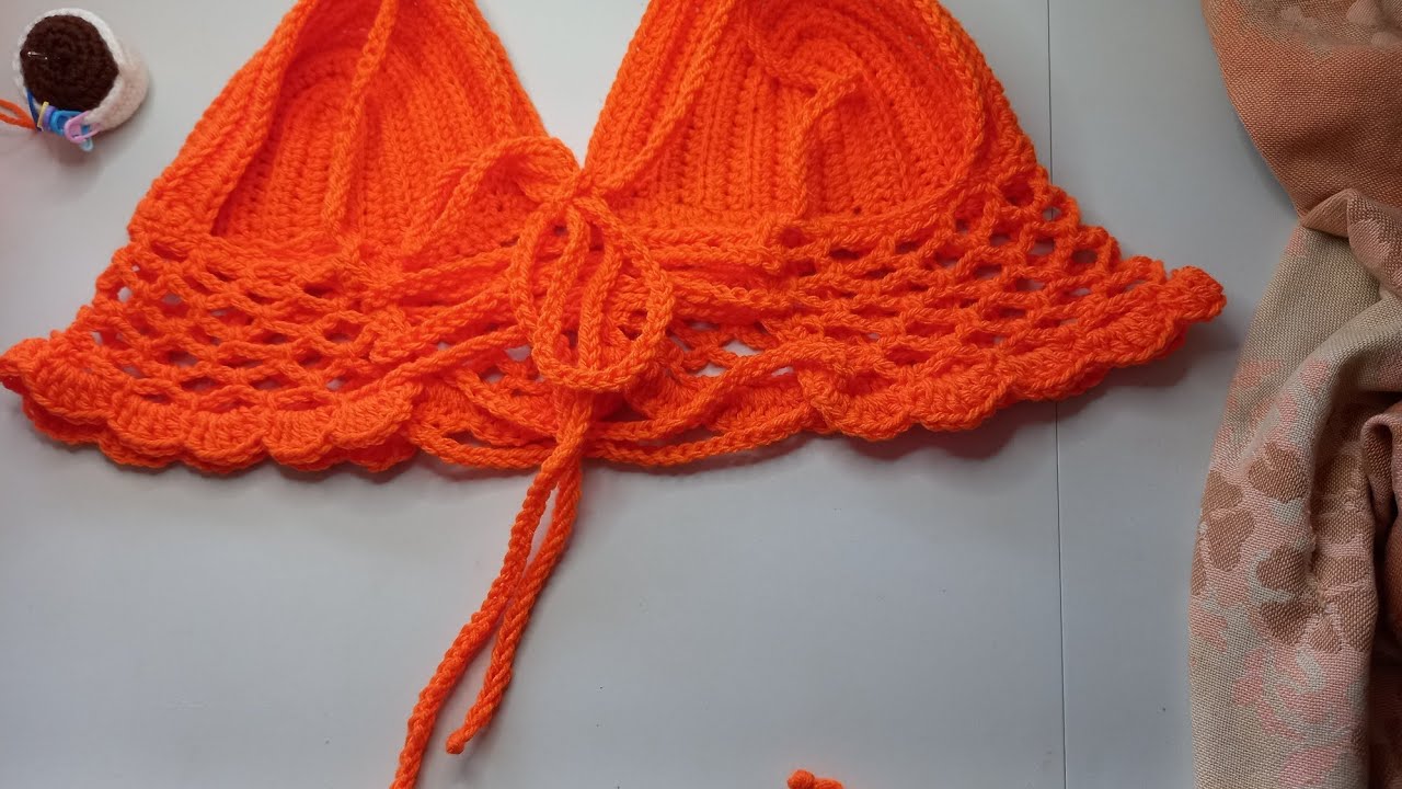 How to Crochet a Bralette | Easy Crochet Tutorial #youtubevideo #diy. #handmade - YouTube