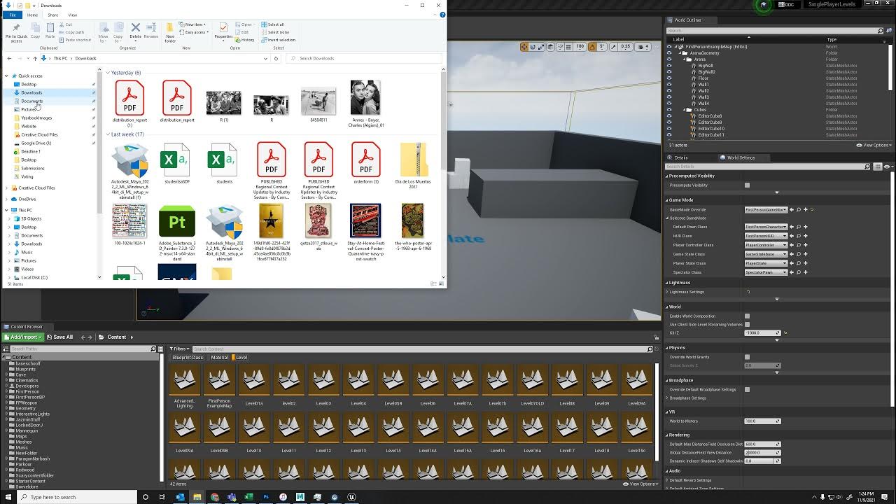 Maya Modeling basics: Simple Spaceship for Unreal Part 2 - YouTube