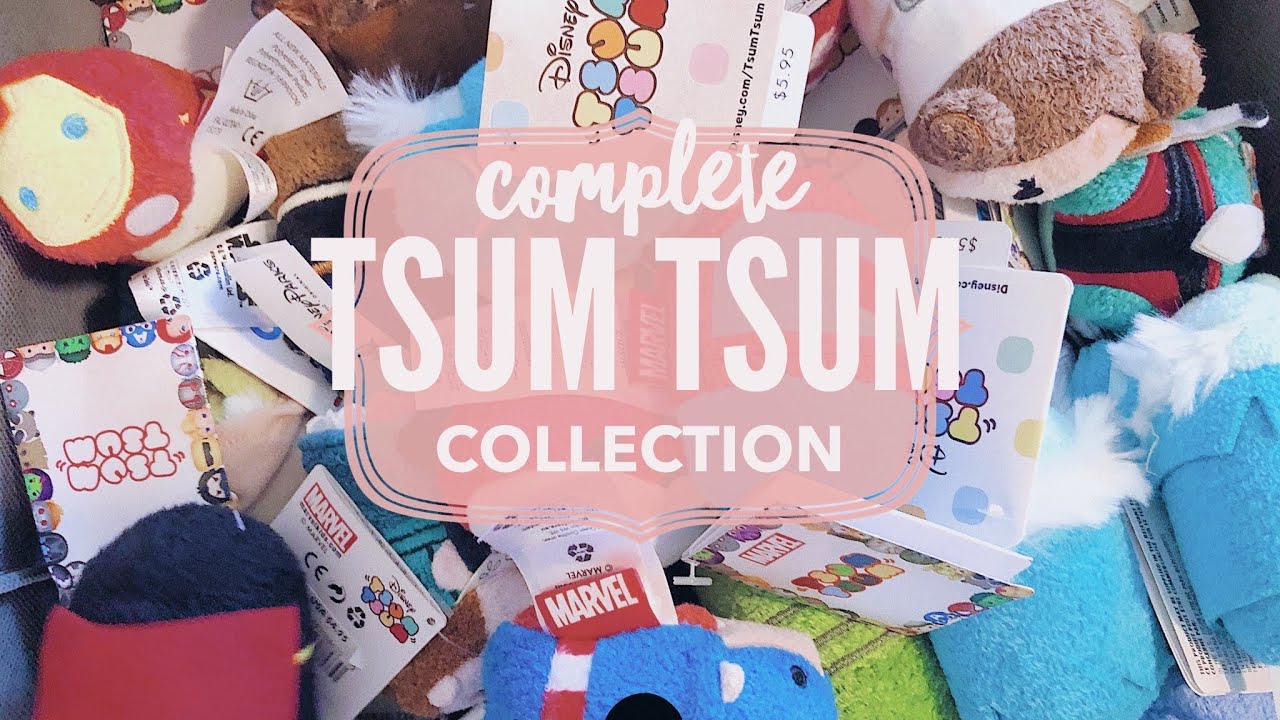 My Complete TSUM TSUM Collection | PIXAR, MARVEL, STAR WARS, DISNEY ...