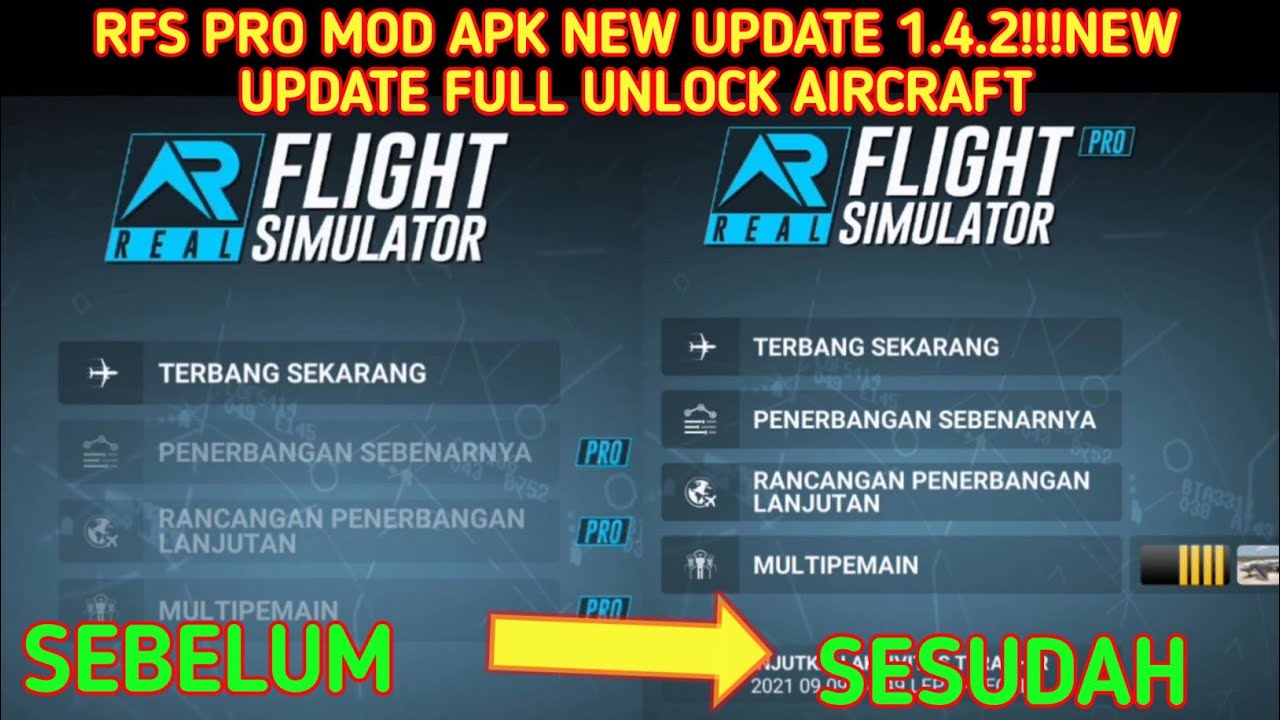 RFS PRO M0D APK NEW UPDATE 1.4.2 FULL UNLOCK AIRCRAFT - YouTube
