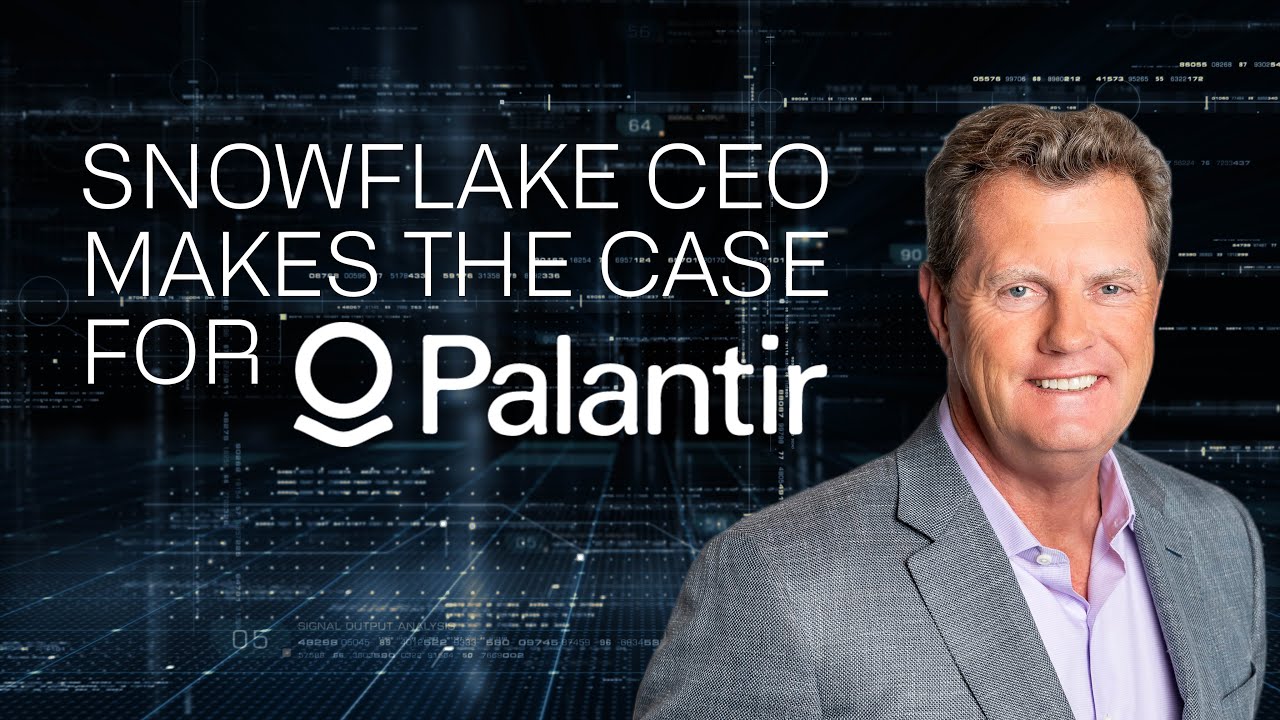 Snowflake CEO Basically Pitches Palantir's Software: Clip - YouTube