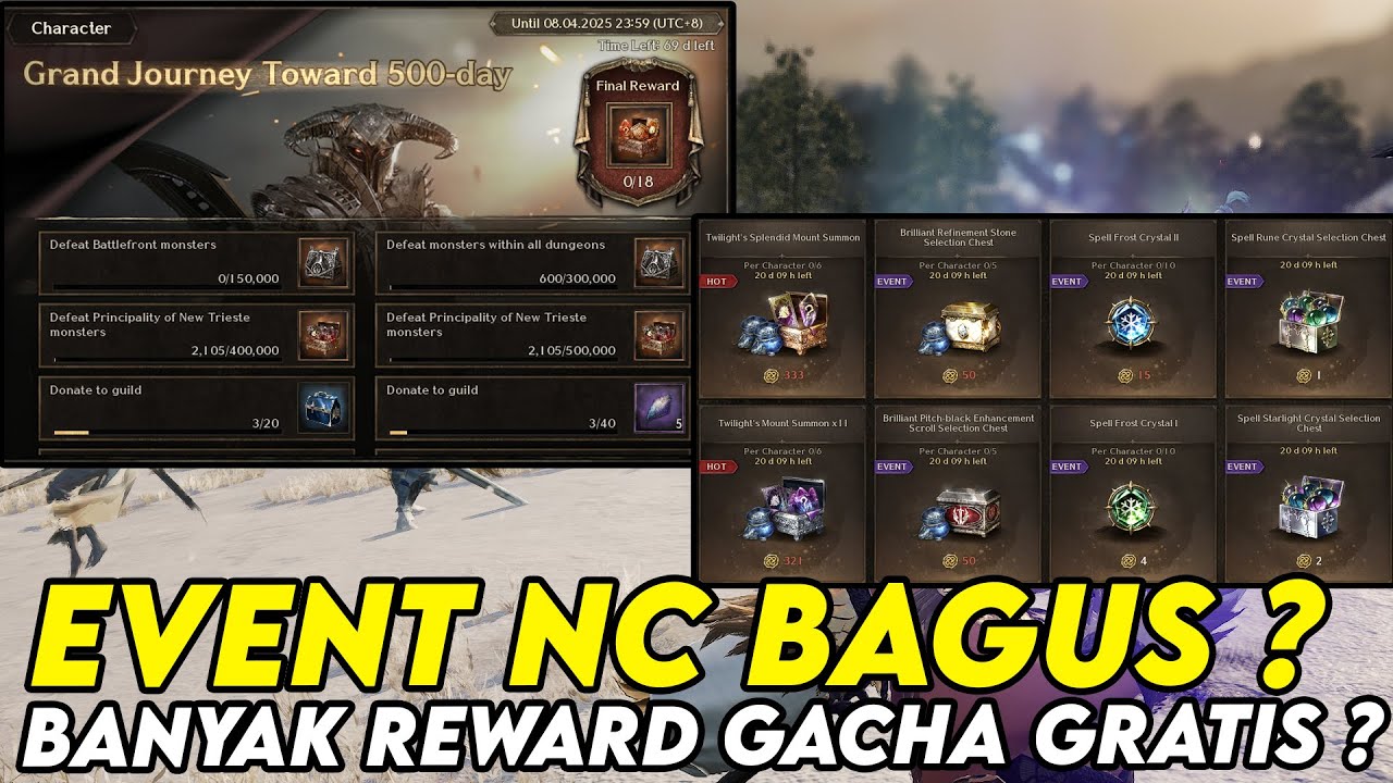 WOW EVENT NC BAGUS INI BUAT F2P ! ! BANYAK REWARD GACHA GRATIS ! ! - NIGHT CROWS NFT/P2E - YouTube