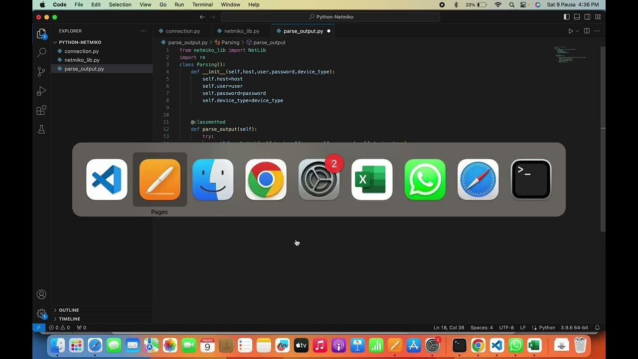 Python - Netmiko Lecture - 3 How to parse values from device output in ...