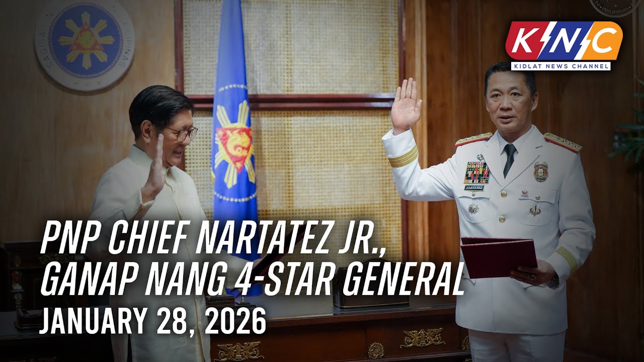 PNP Chief Nartatez Jr., ganap nang 4-star general | Kidlat News Channel ...