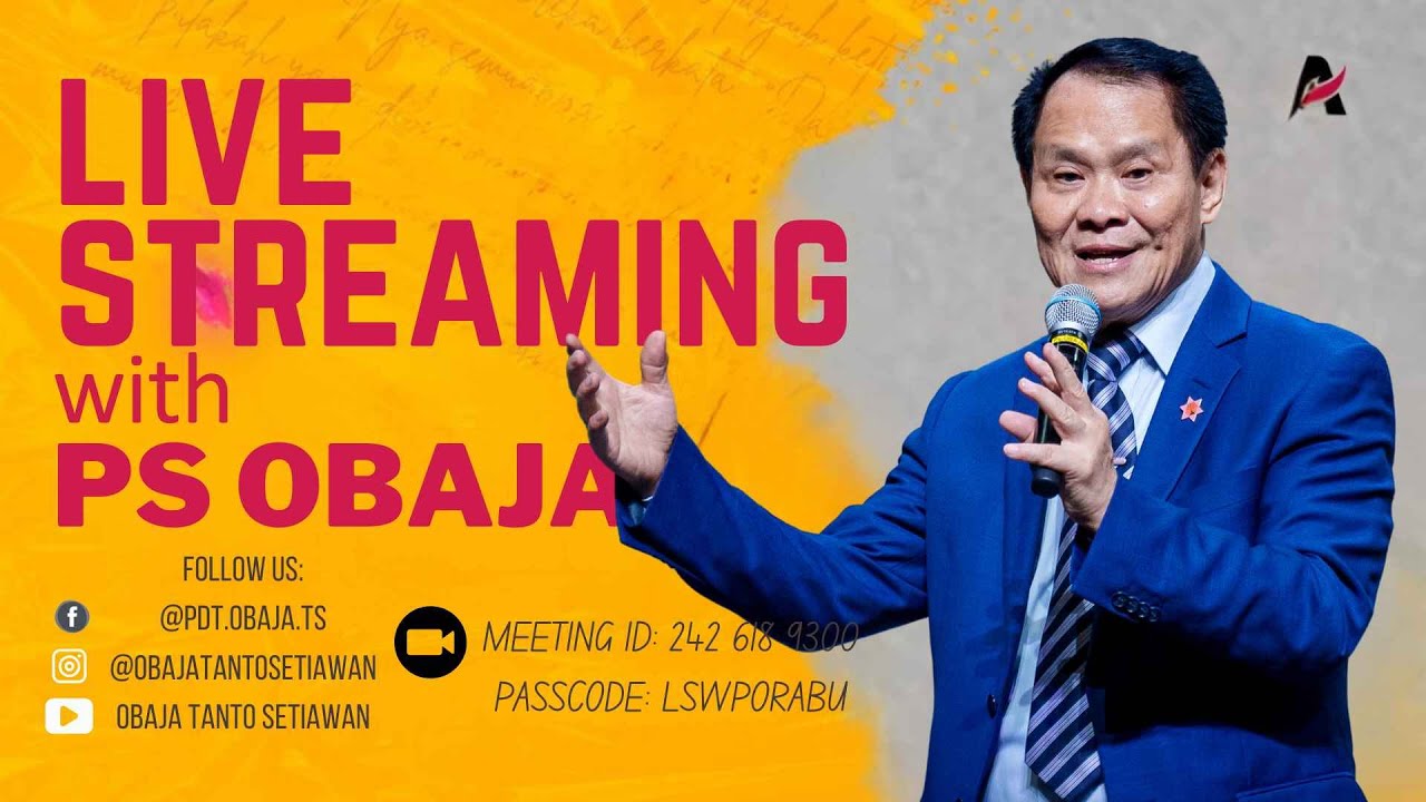 KESEMPATAN TERAKHIR YANG LUAR BIASA | Live Streaming With Ps Obaja | Ps ...