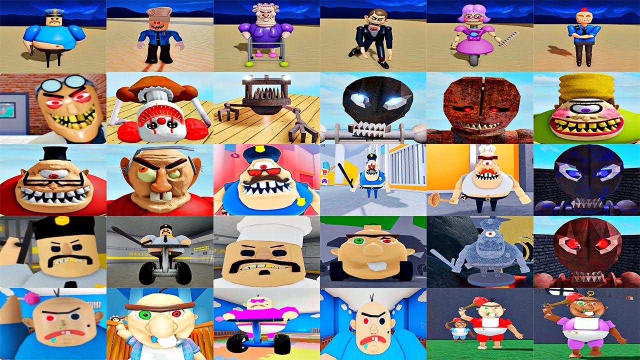 All PlatinumFalls Parkour Games Escape Bob the Dentist, Barry Prison ...