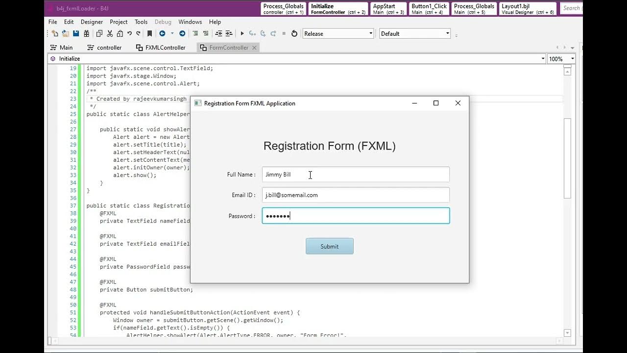 B4J FXML Loader - YouTube