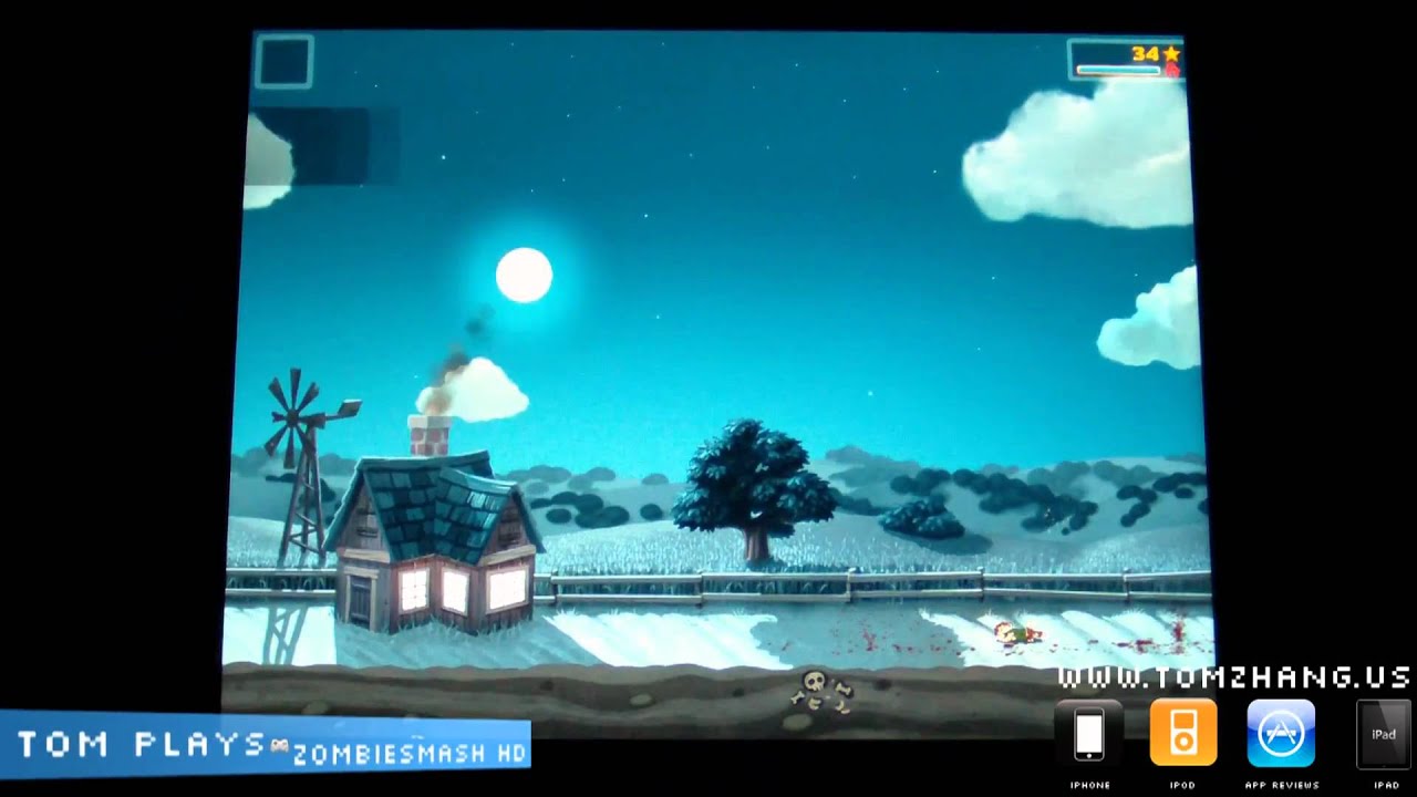 ZombieSmash Official Gameplay for iPad / iPad 2 / iPhone / iPod Touch ...