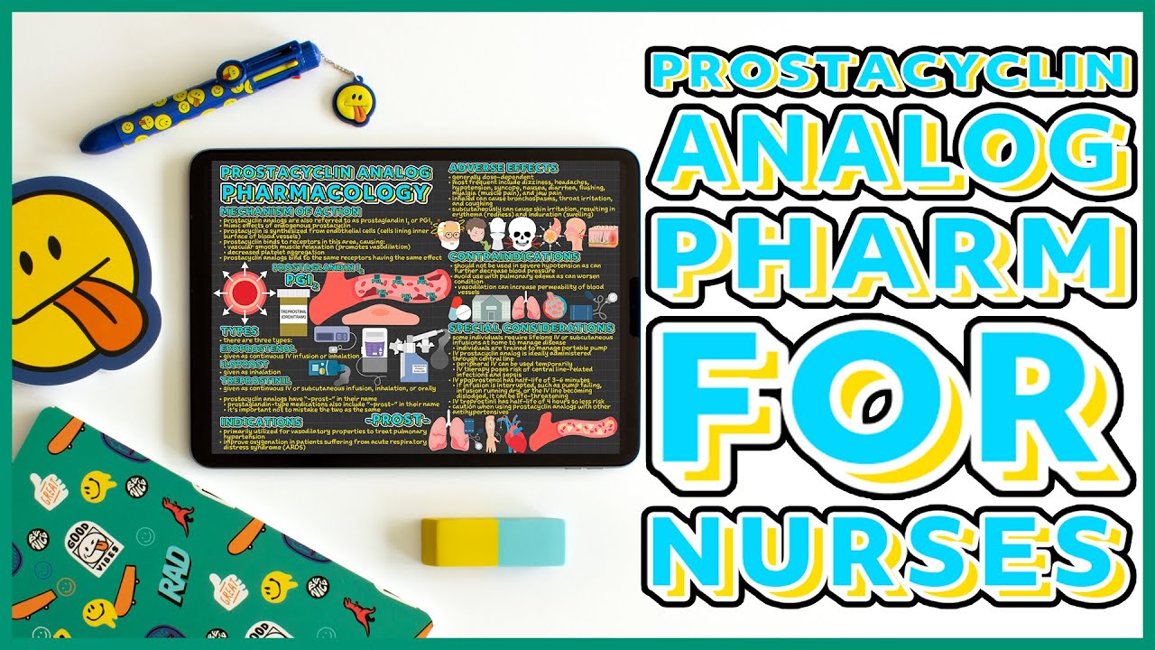 Prostacyclin Analog Pharmacology | Everything You Need to Know - YouTube