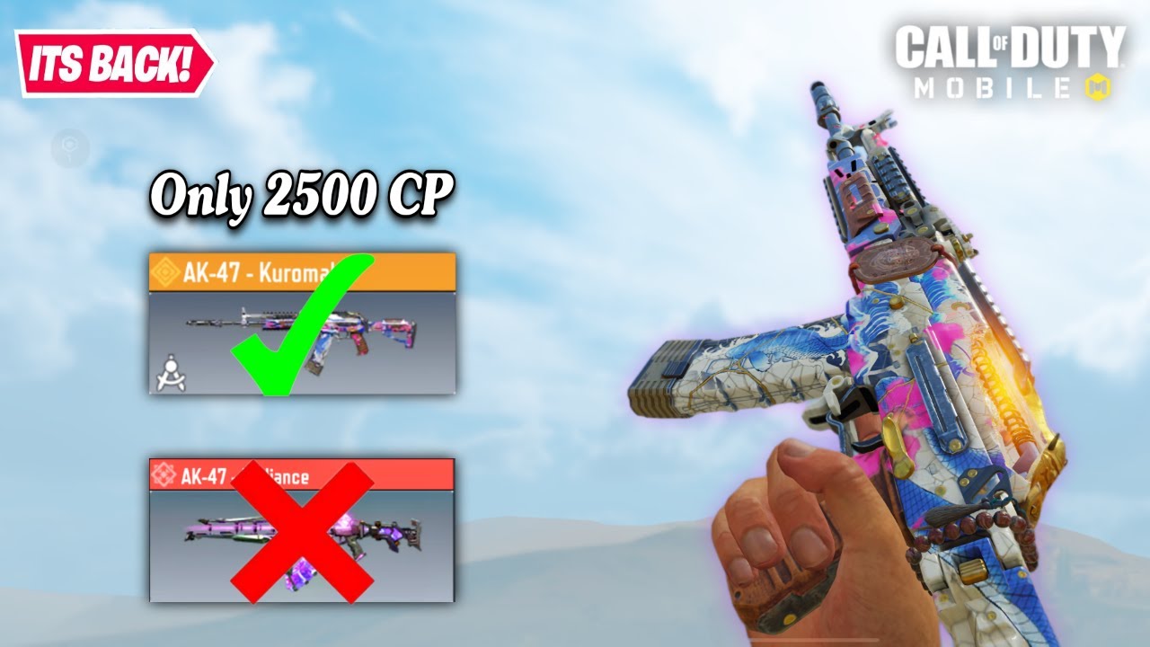 Updated best gunsmith of Ak47 | Ak47 kuromaku has returned in mini draw ...