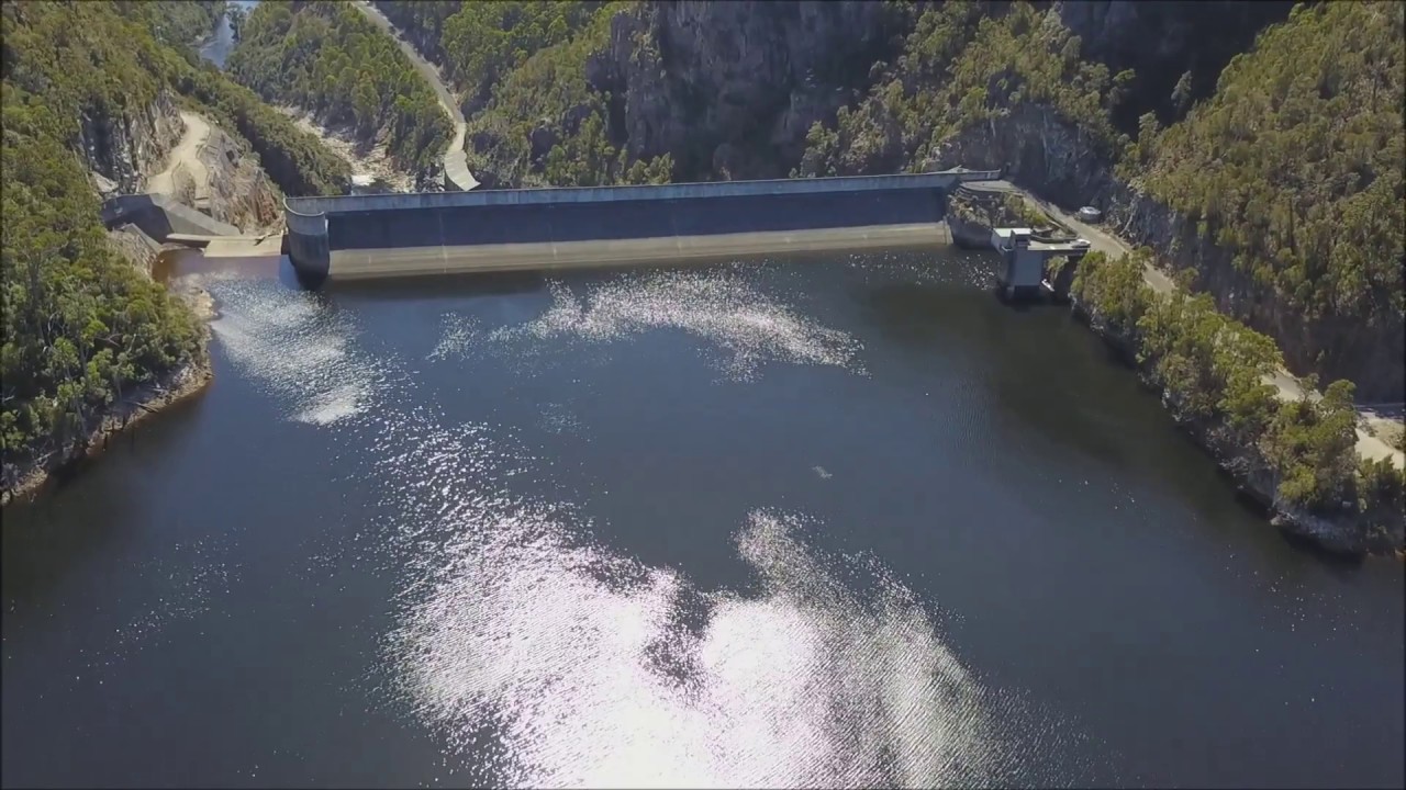 Lake cethana Aerial View - YouTube