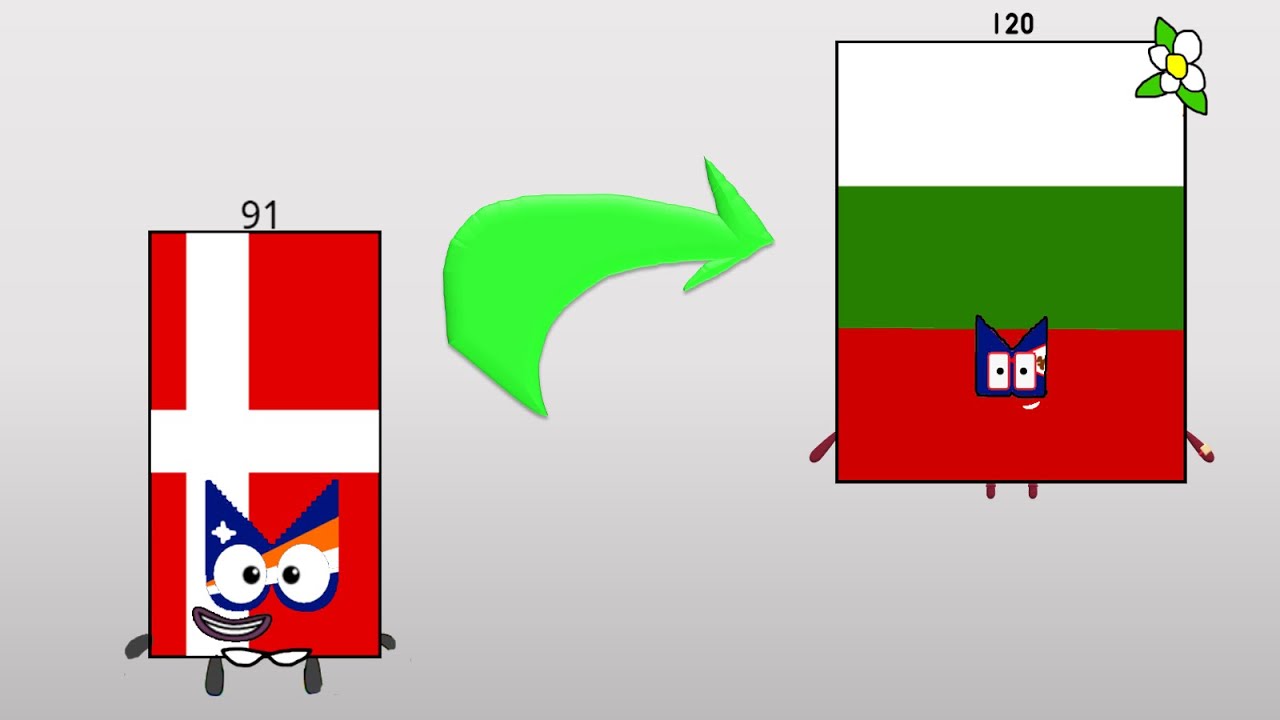 Numberblocks but it's Countryblocks part 4 - YouTube