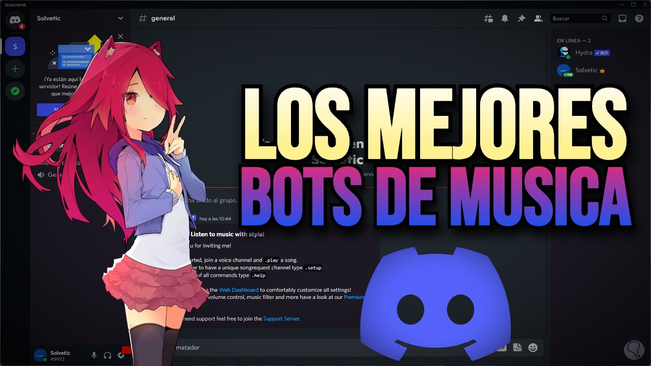 LOS MEJORES BOTS DE MÚSICA PARA DISCORD - YouTube