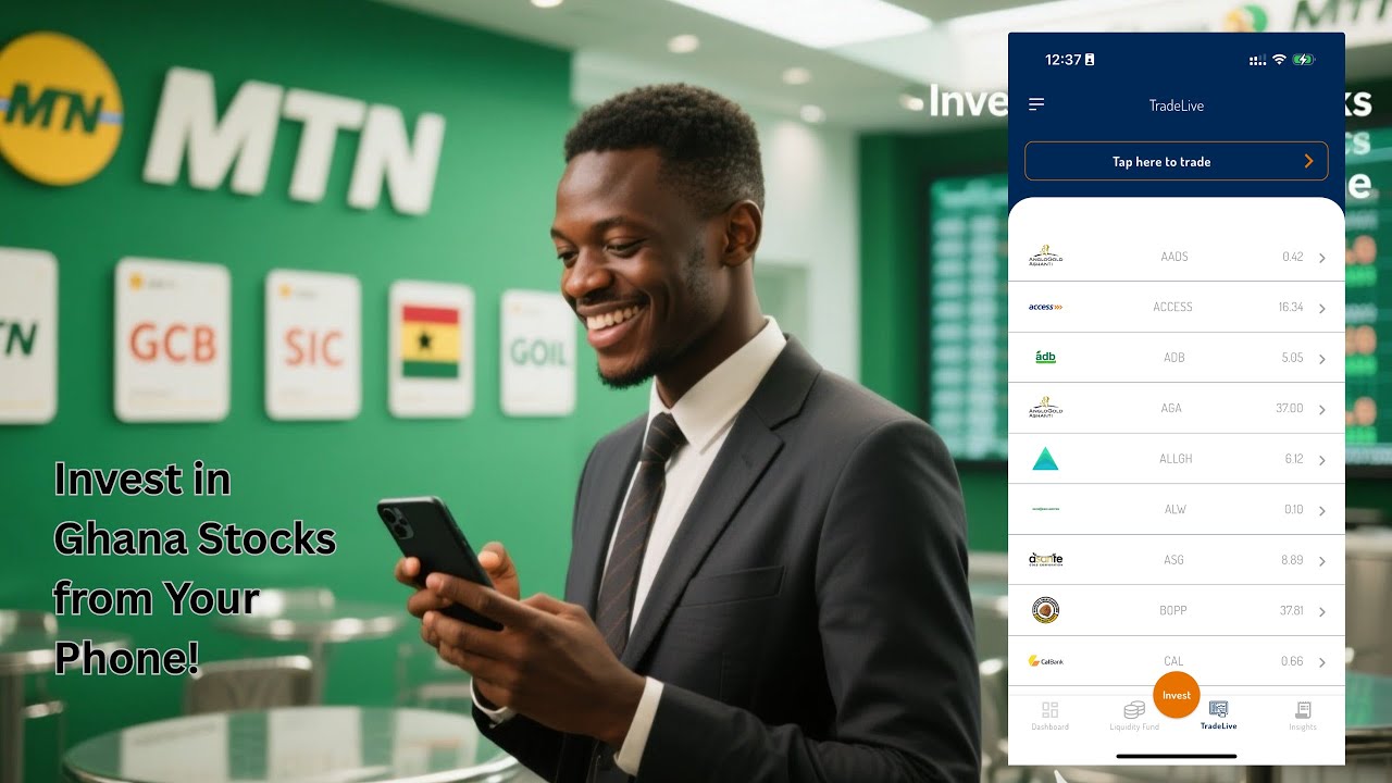 Invest in Ghana Stocks from Your Phone! 📱 Get Your CSD Account with IC ...