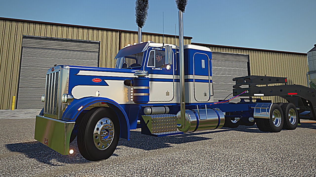 Custom Peterbilt 359 Trucking on FS19 - Brand New Mod - Farming ...