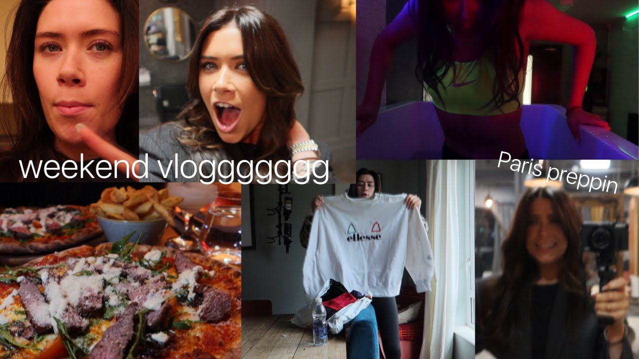 weekend vlog... Paris prep, getting my hair done, jamie online haul ...