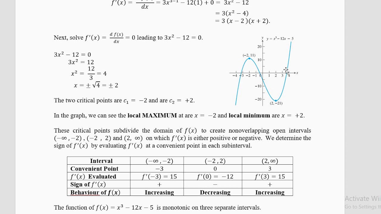 MATH199 spring 2020 practice set 12 increasing decreasing functions ...