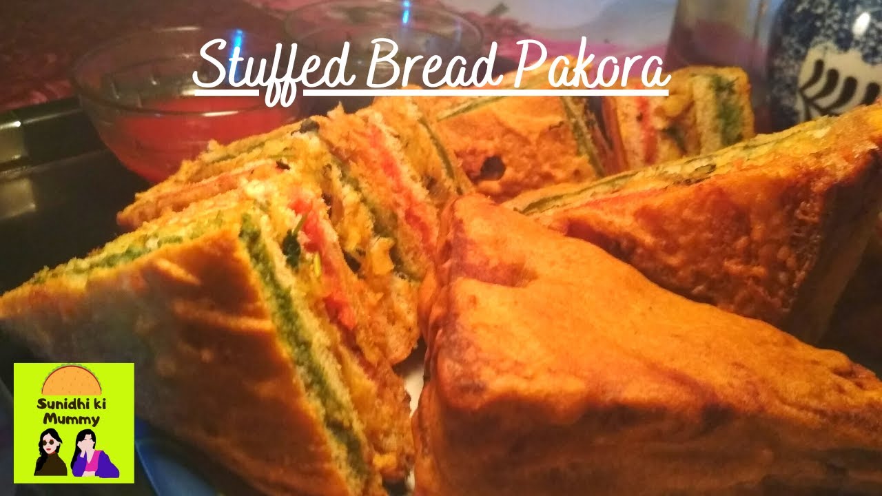 Stuffed Bread Pakora Recipe | Bread Pakora at Home | ब्रेड पकोड़ा | 3 ...