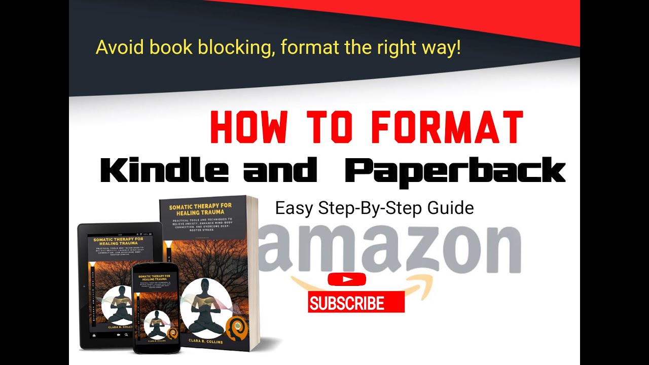 How to format kindle and paperback the right way - YouTube