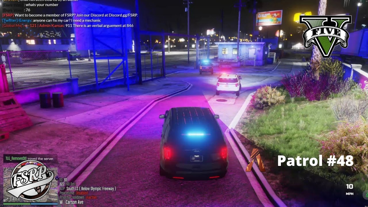 Short Lived Pursuit - Florida State RP #48 FIVEM - YouTube